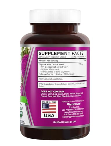 milk thistle with 80% silymarin formula