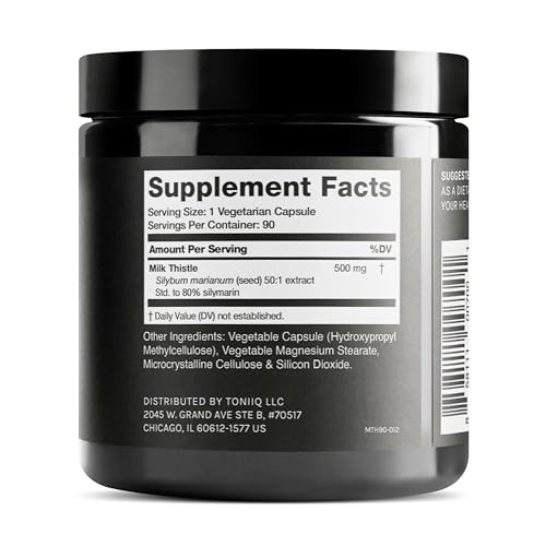 milk thistle with 80% silymarin