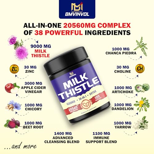 milk thistle with apple cider vinegar