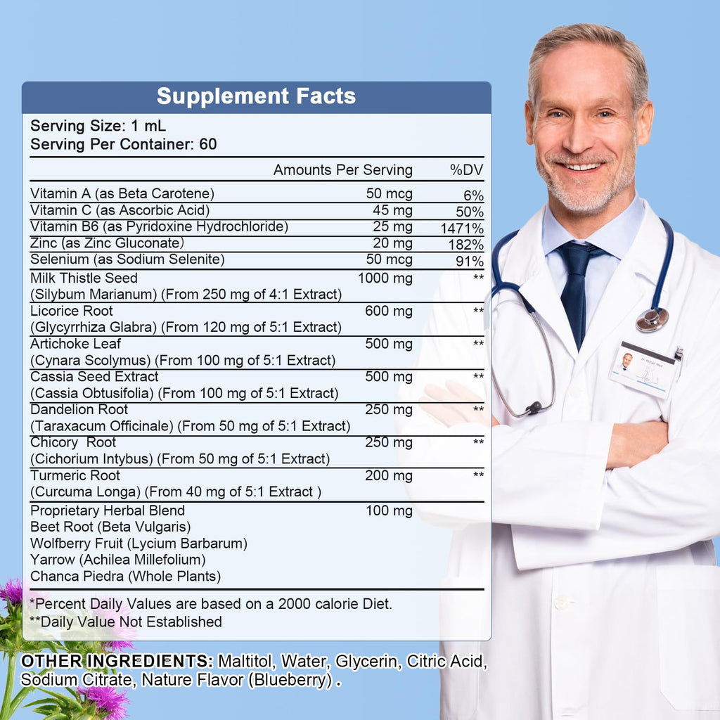 Milk thistle with dandelion extract