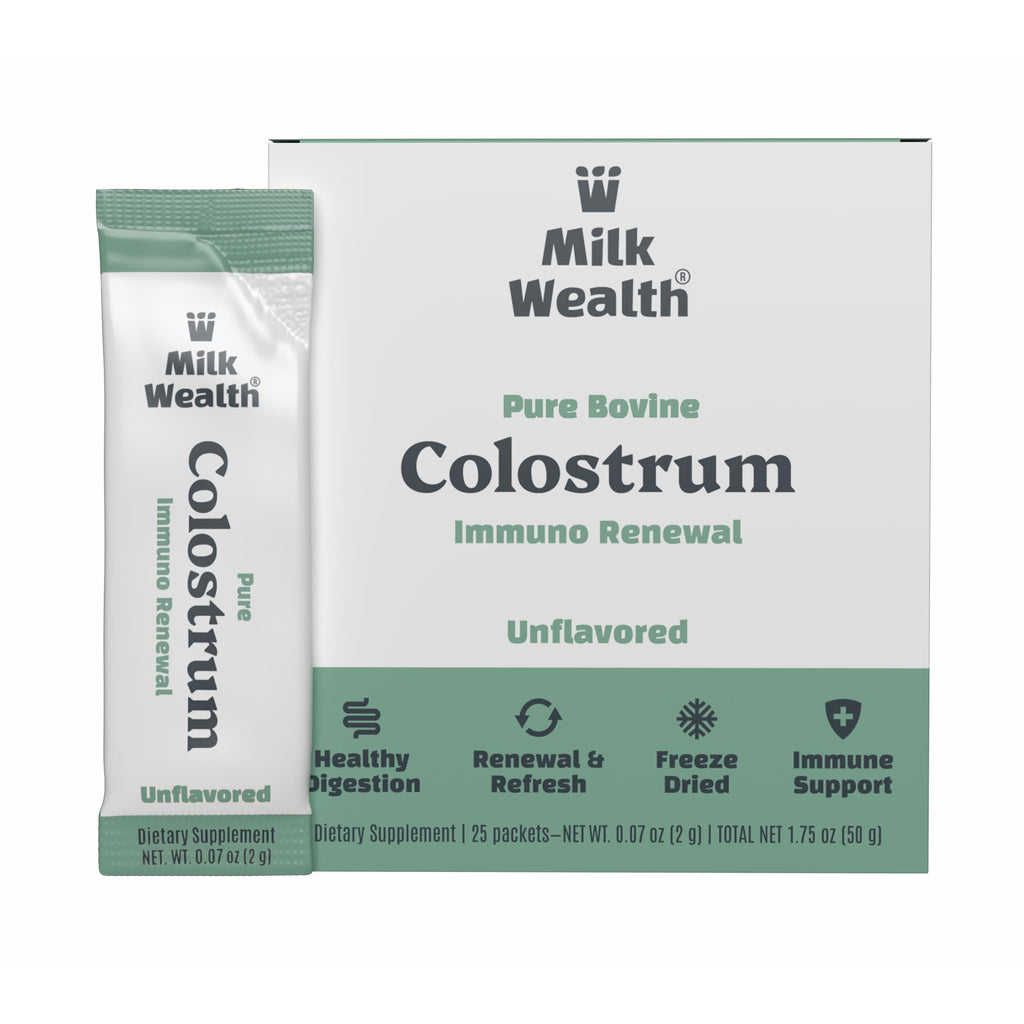 Milk Wealth colostrum powder benefits