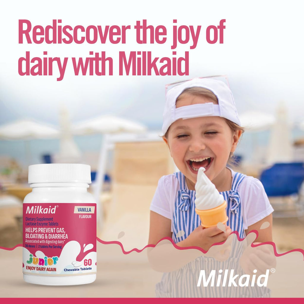 Milkaid Junior chewable tablets benefits
