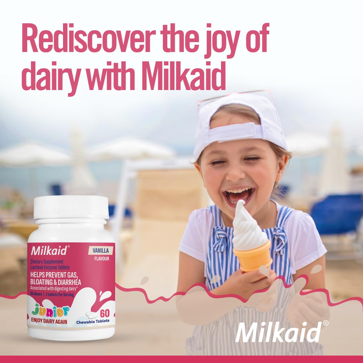 Milkaid Junior chewable tablets benefits
