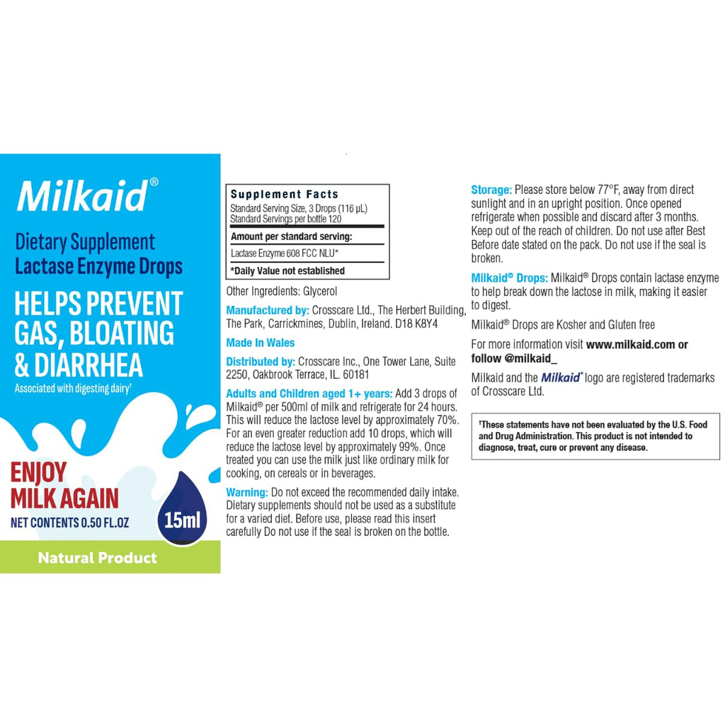 Milkaid Junior digestive health support
