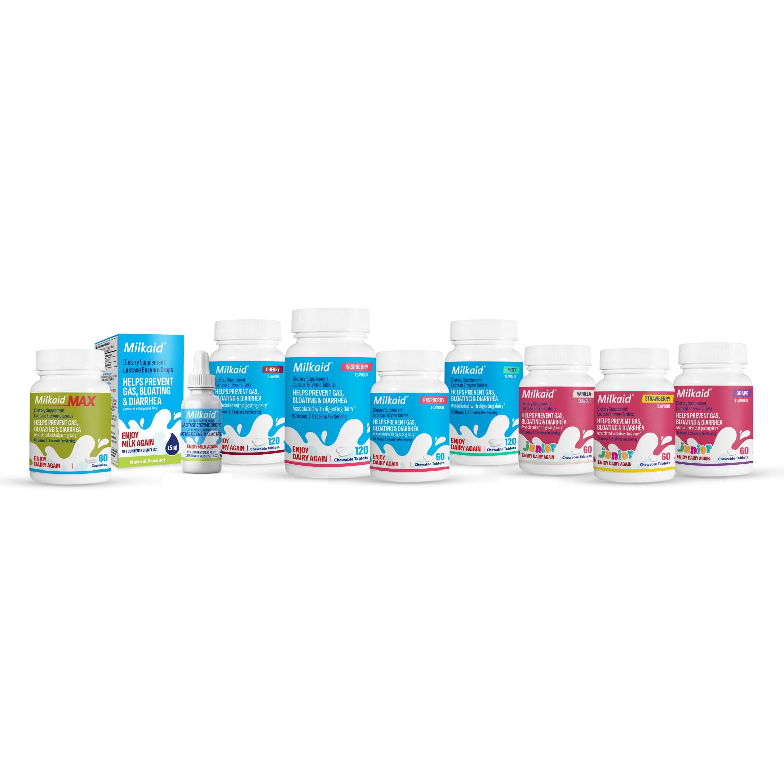 Milkaid Junior digestive support for kids
