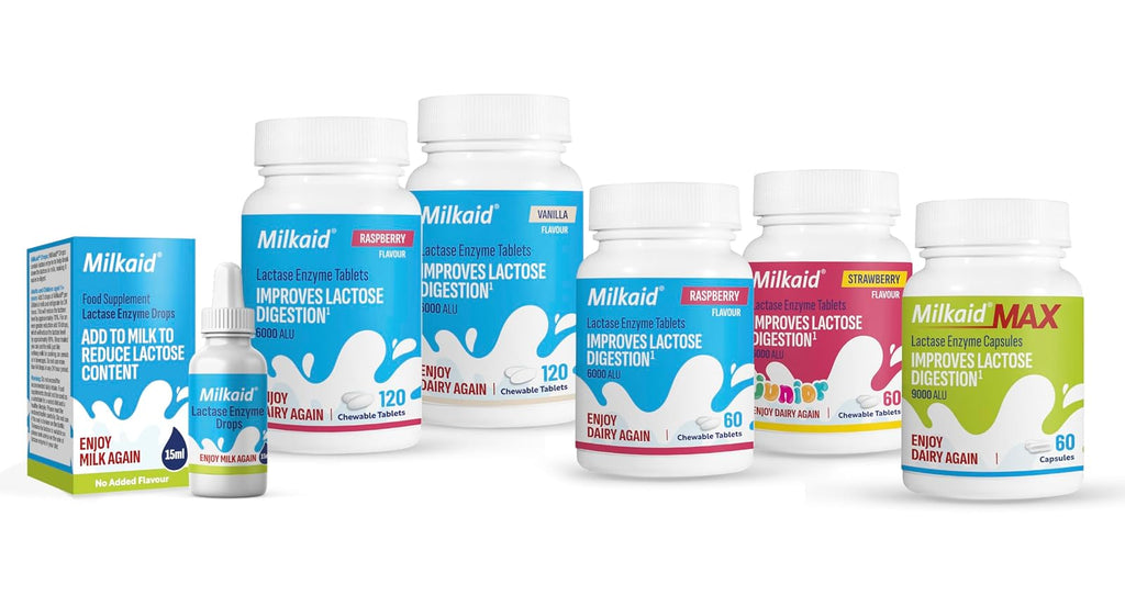 Milkaid lactase for comfortable digestion