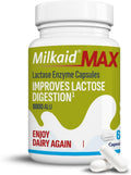 Milkaid Max Lactase Enzyme capsules for digestion