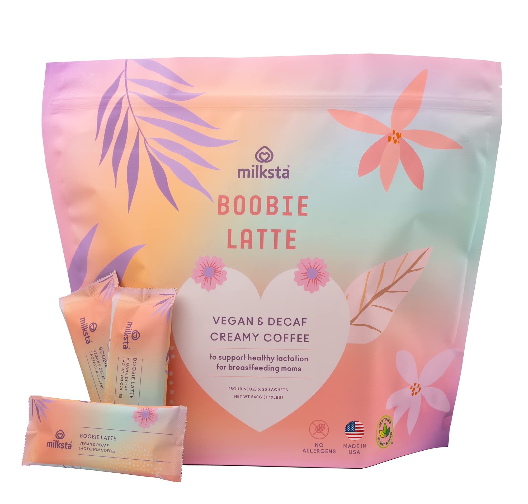 Milksta vegan decaf coffee for moms