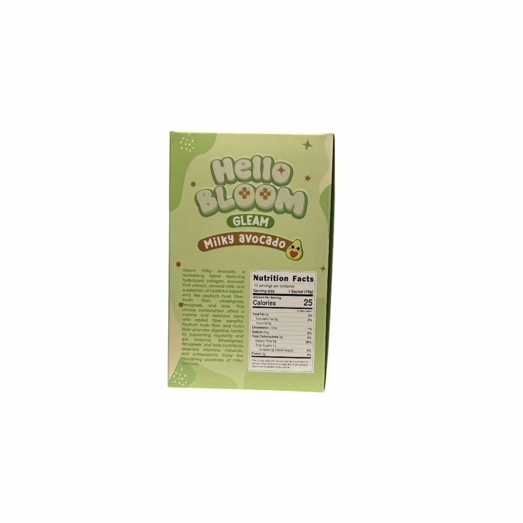 Milky avocado collagen beauty supplement