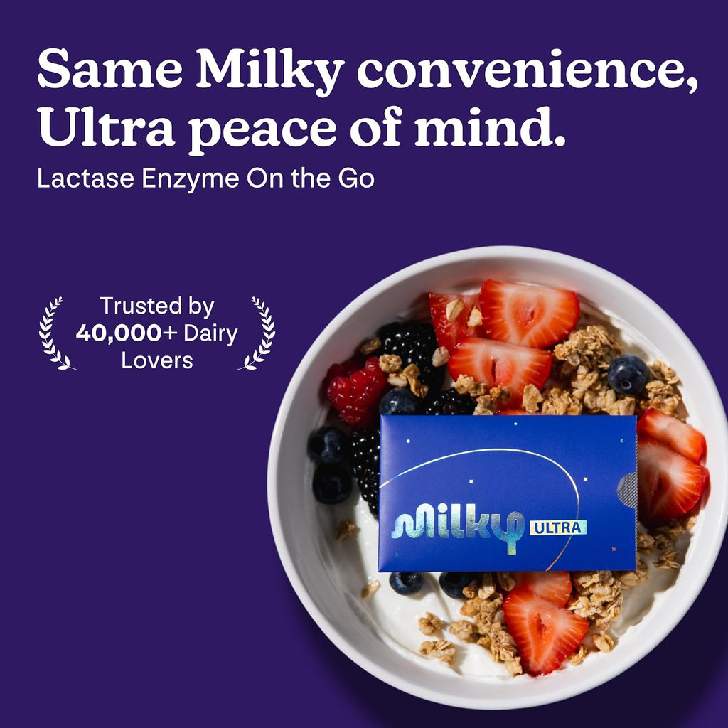 Milky lactase enzyme for better digestion