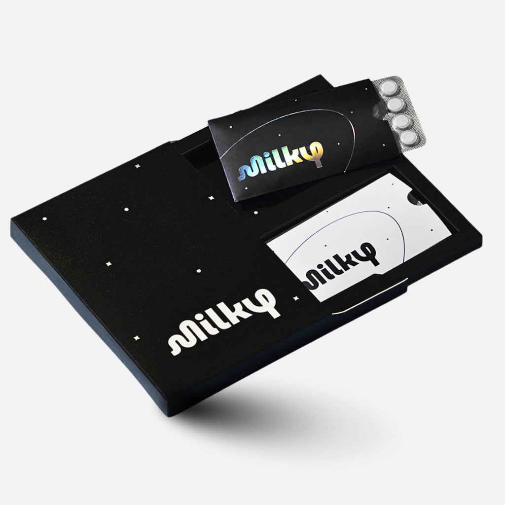 Milky lactose intolerance pills for digestion