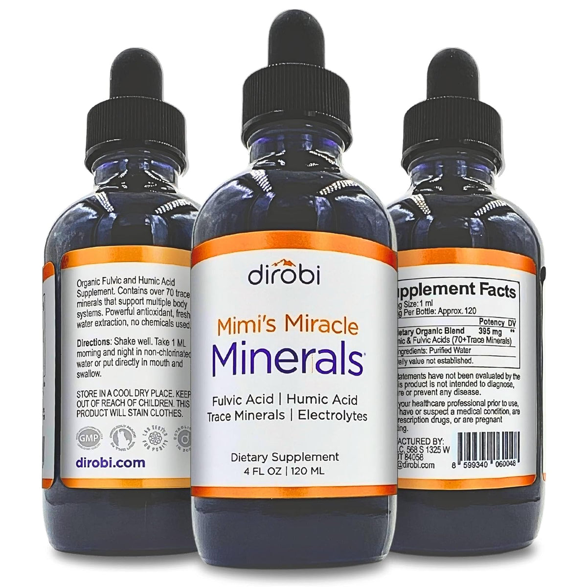 Mimi's Miracle Minerals trace minerals drops