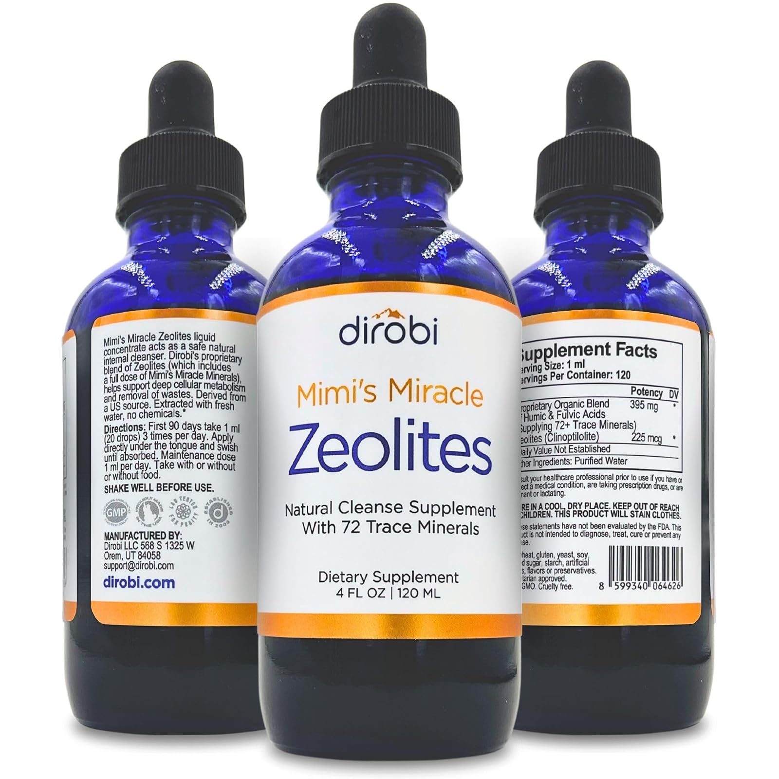 Mimi's Miracle trace minerals detox drops