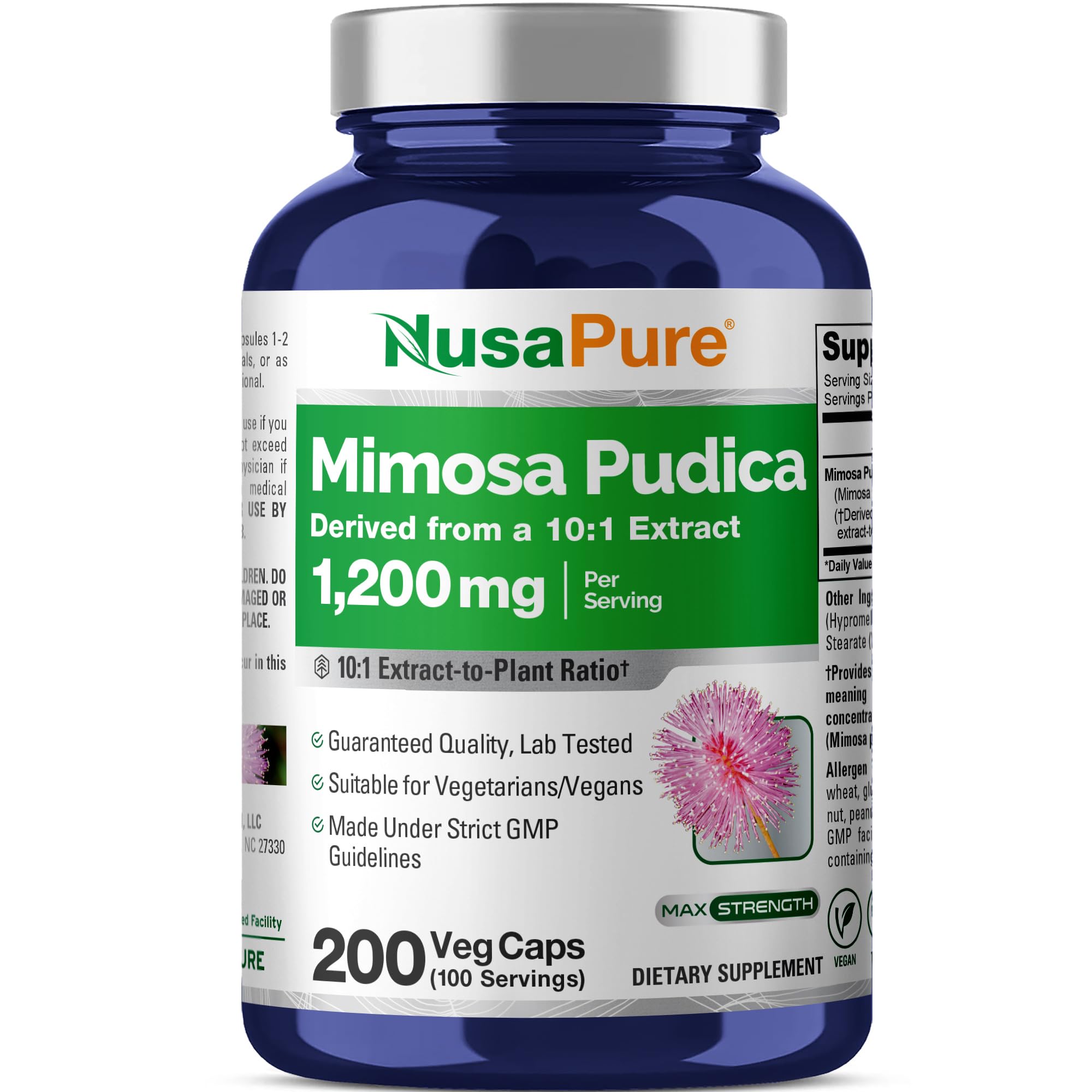 Mimosa Pudica vegan capsules benefits
