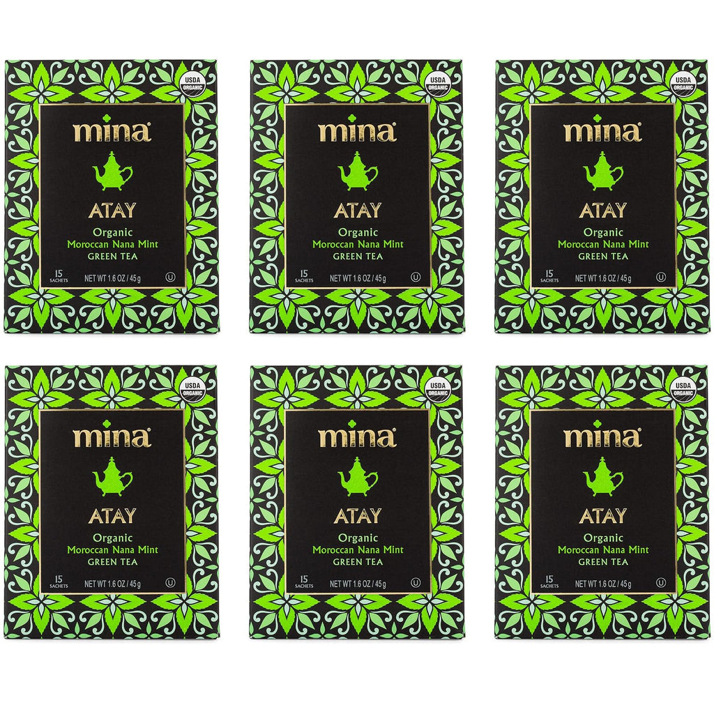 Mina Atay organic mint green tea