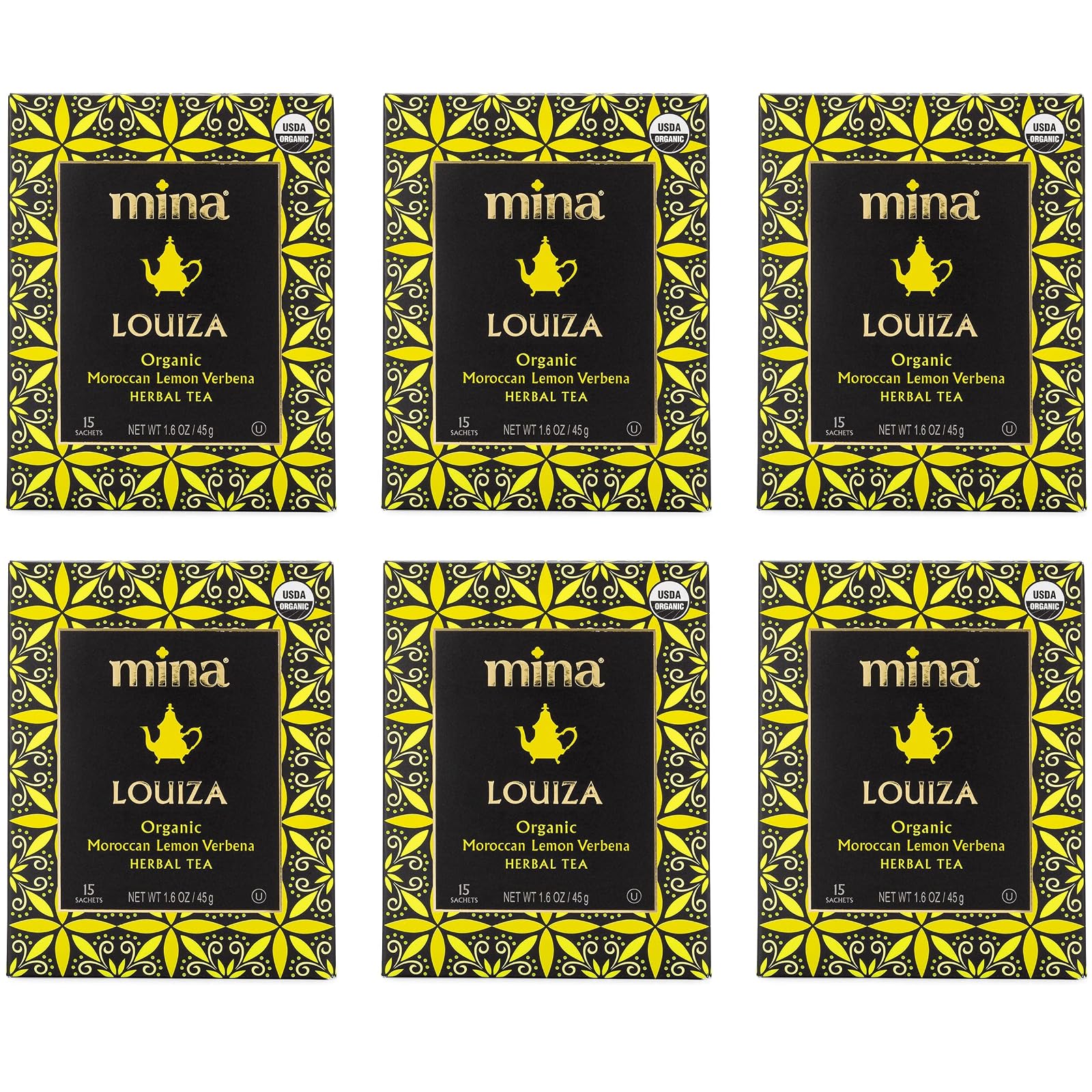 Mina Louiza organic lemon verbena tea