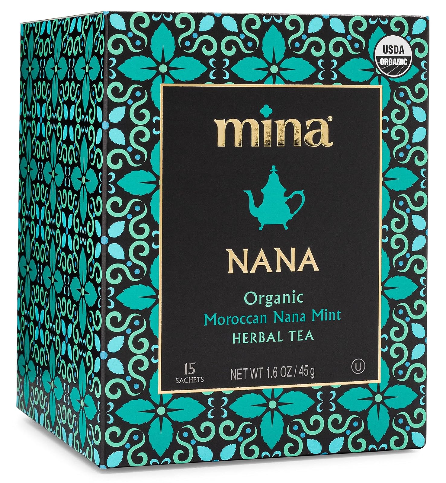 Mina Nana organic Moroccan mint tea