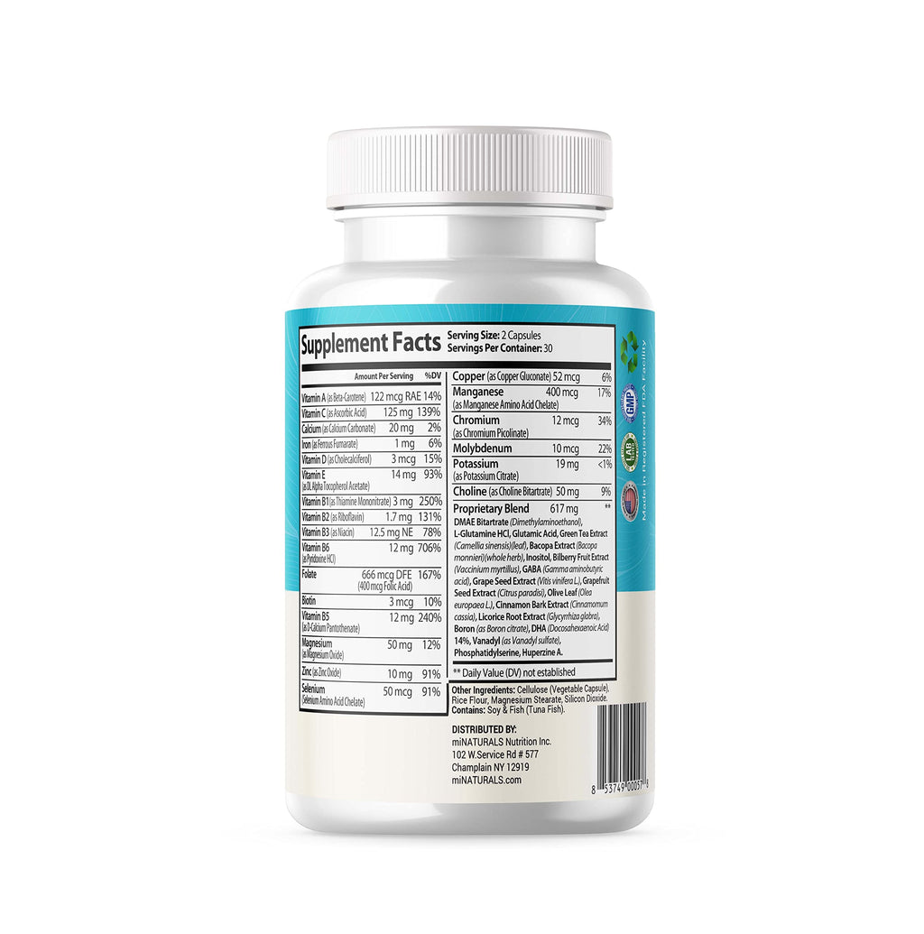 miNATURALS neuroBRAIN Complex for seniors