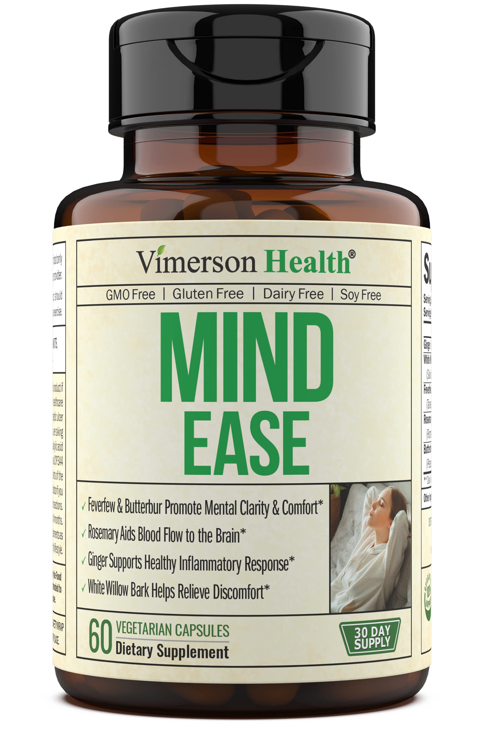 Mind Ease supplement for headache relief