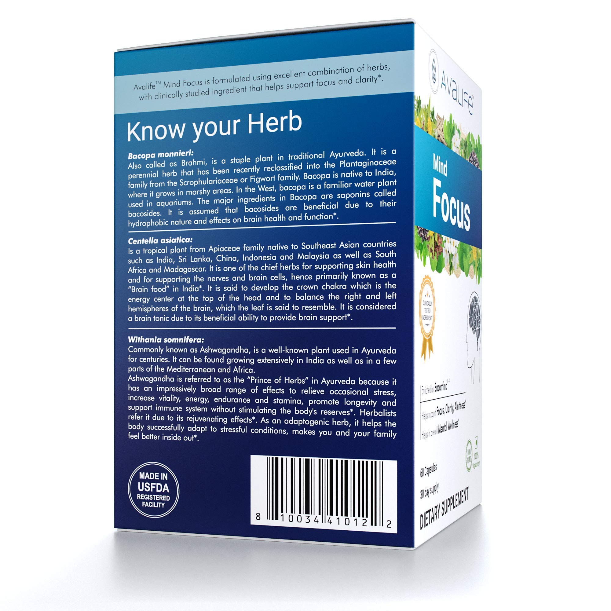 Mind Focus Brain capsules for busy lifestyles