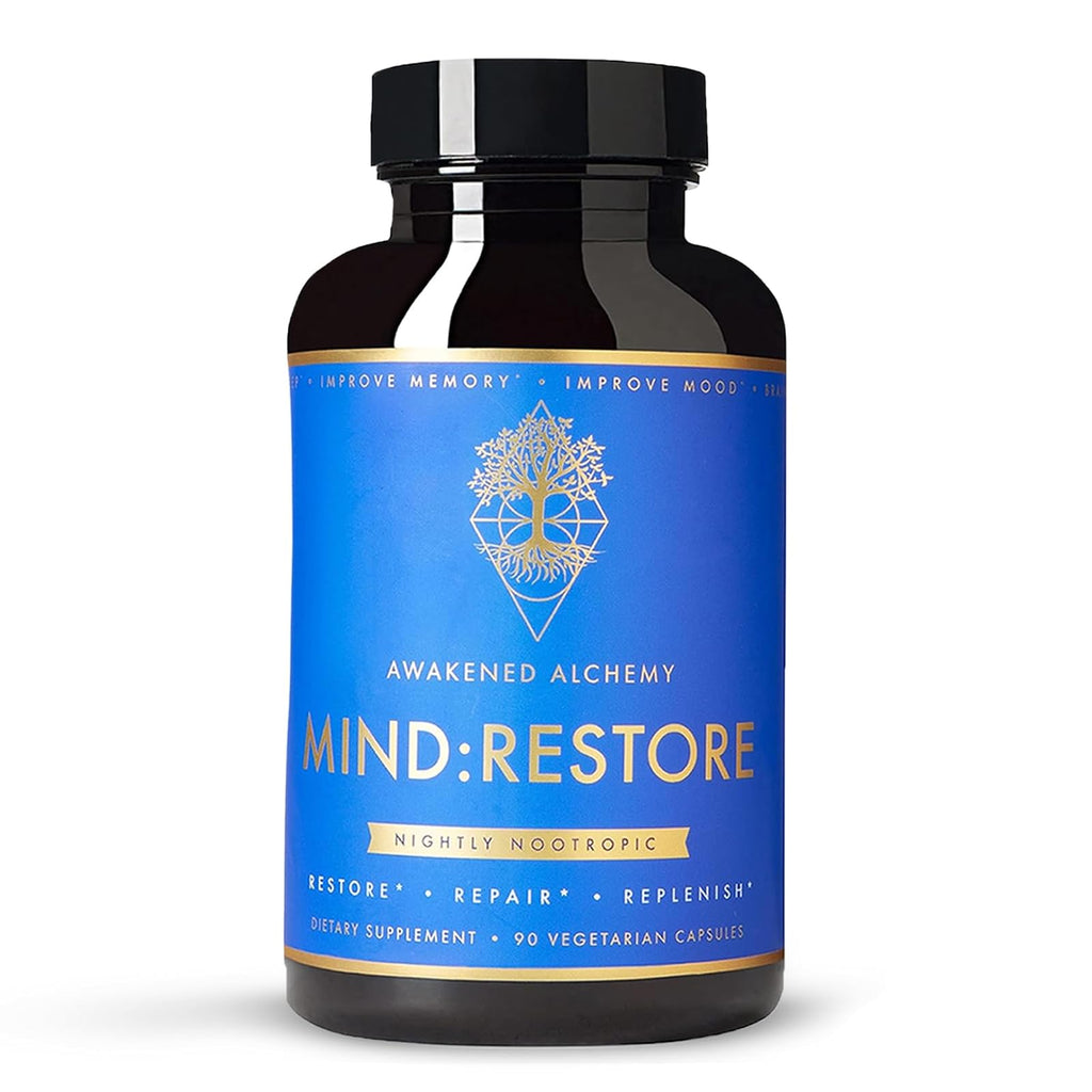 MIND:RESTORE nighttime nootropic supplement