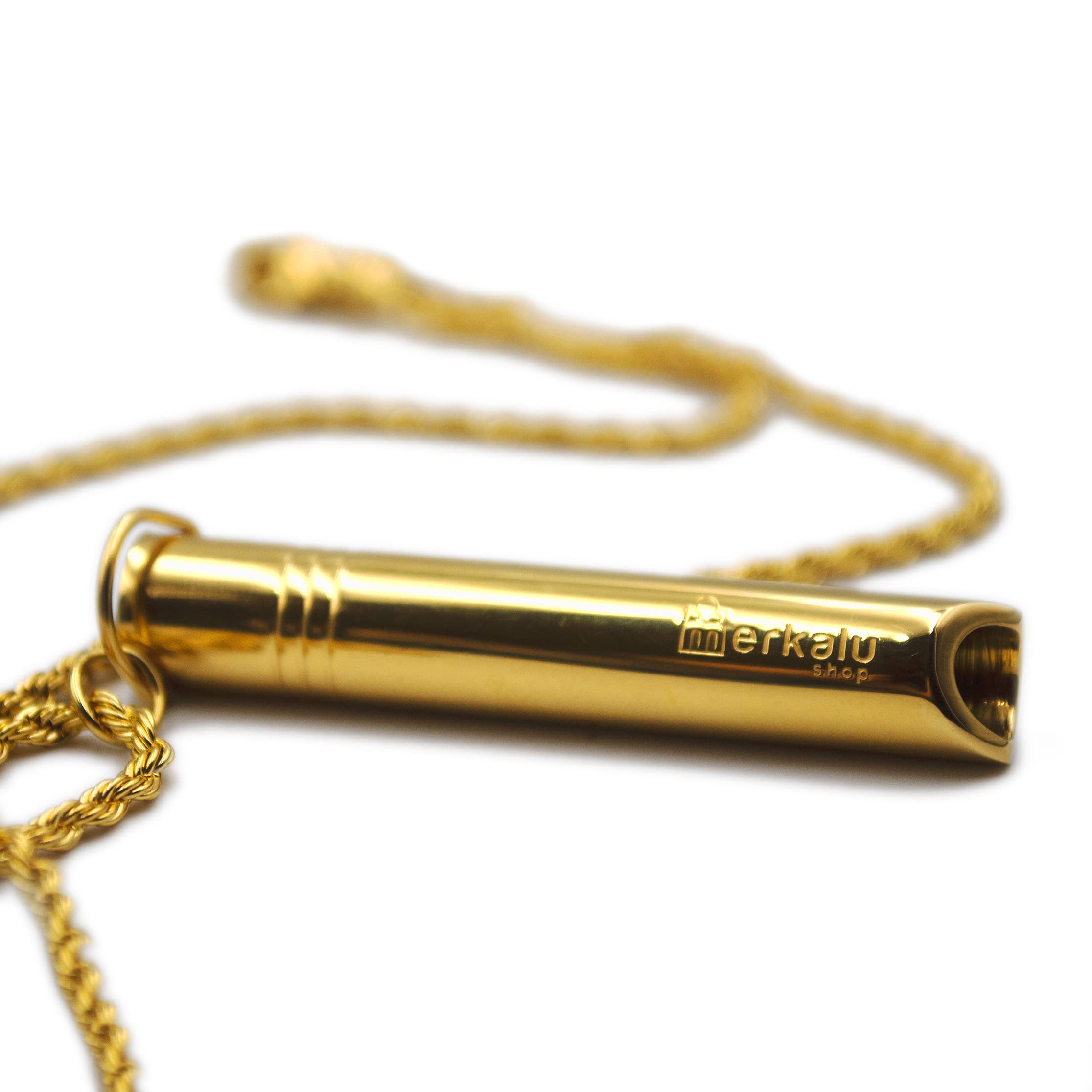 mindful breathing exercise pendant necklace
