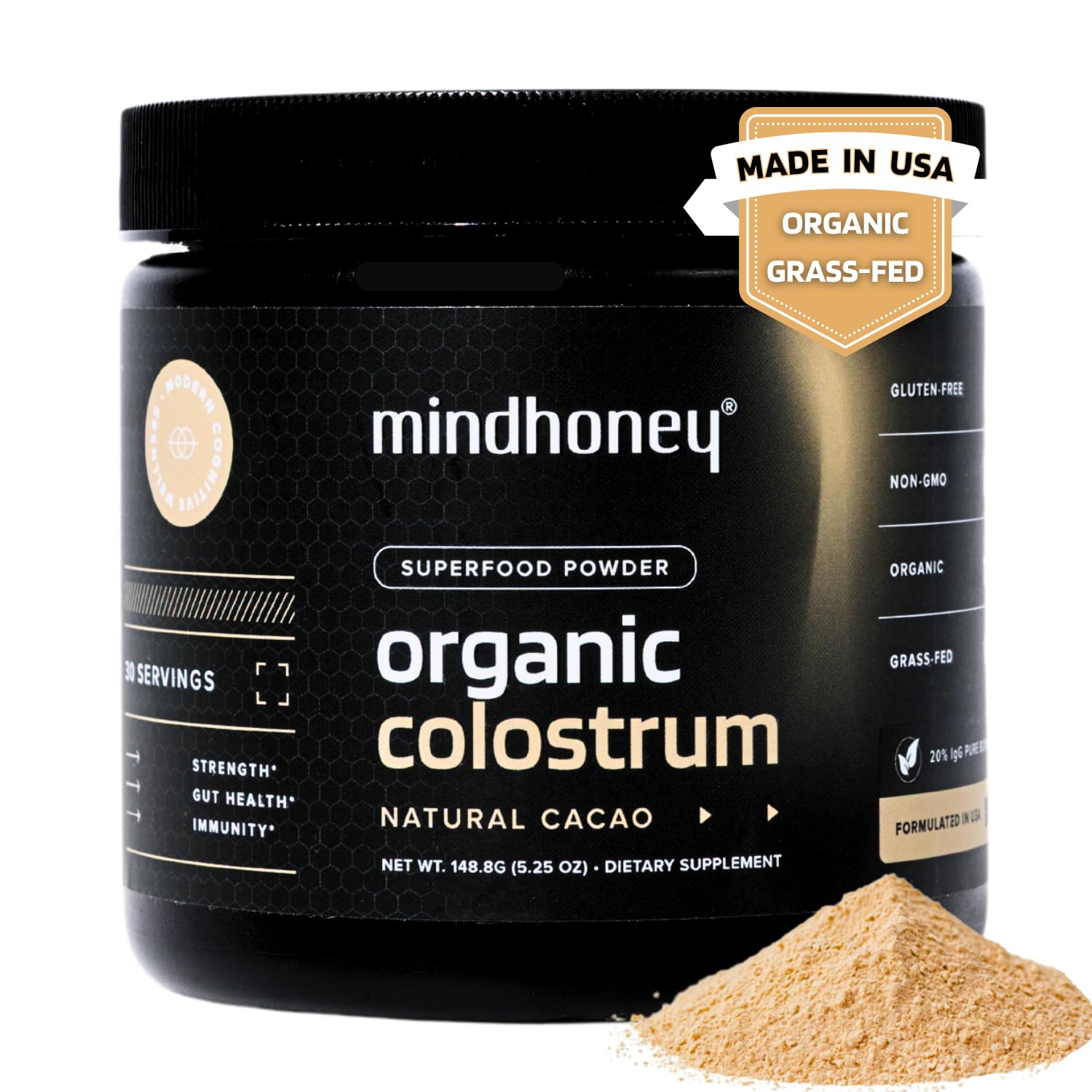 MINDHONEY organic colostrum powder benefits
