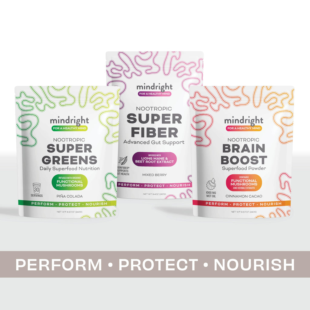 mindright Super Greens for immune support