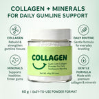 mineral-infused collagen tooth powder