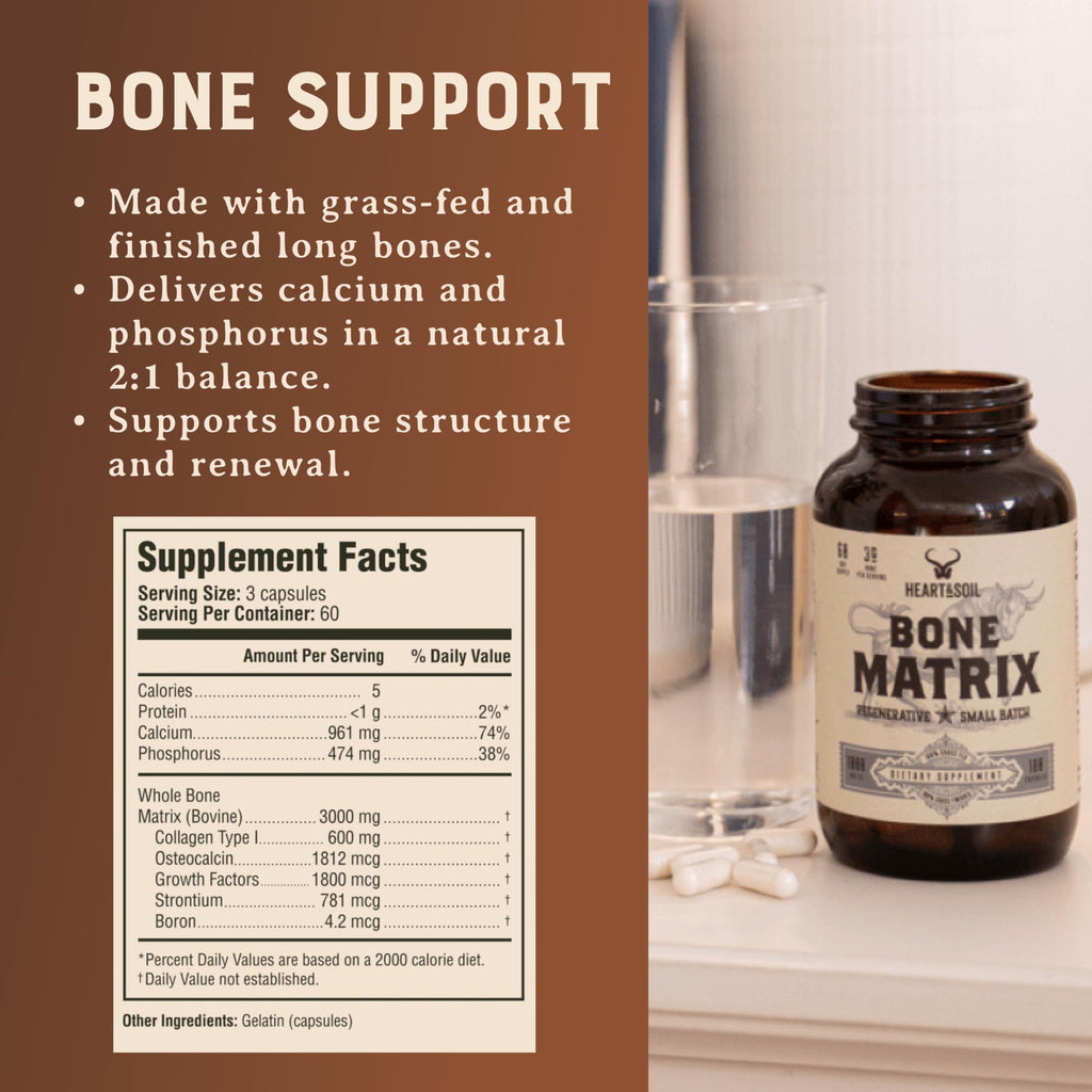mineral-rich capsules for bone support