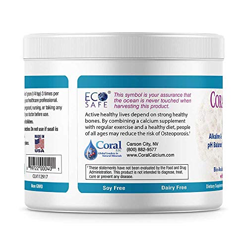 Mineral-rich coral calcium supplement