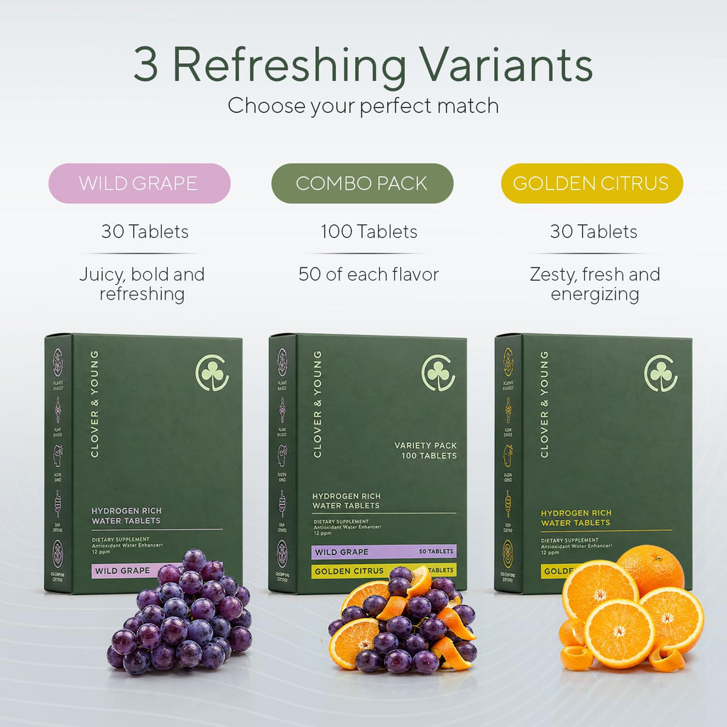 Mineral-rich hydrogen water for vitality
