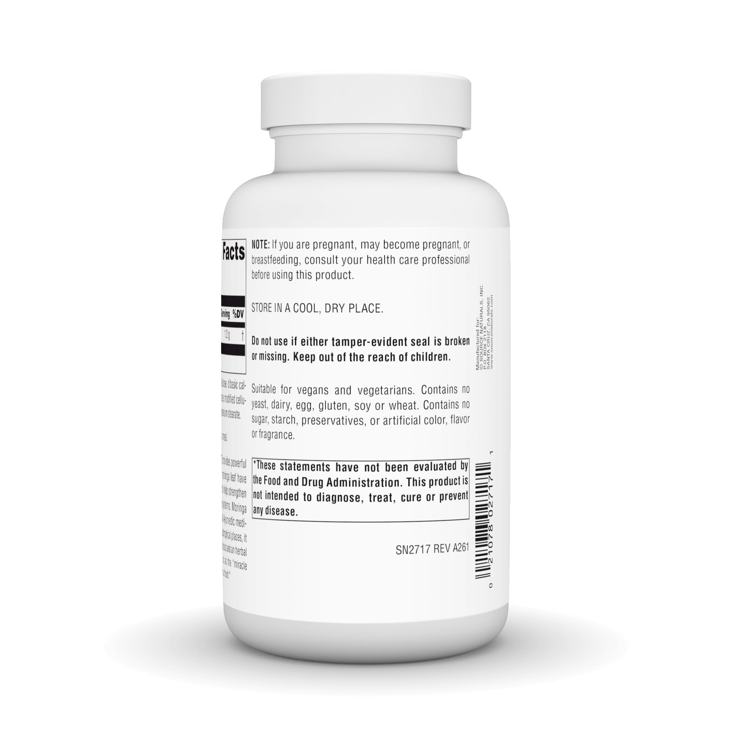 Mineral-rich Moringa extract tablets