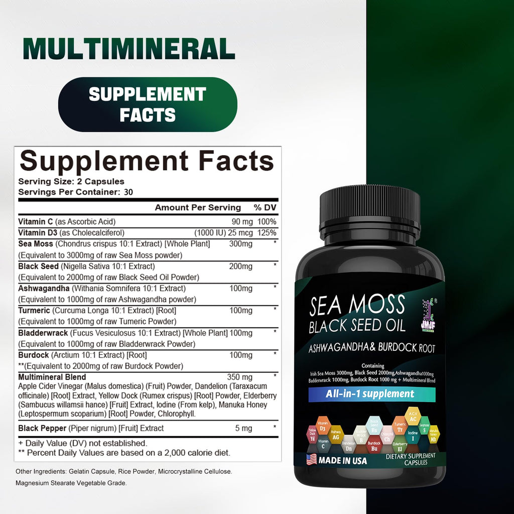 mineral-rich organic seaweed supplements