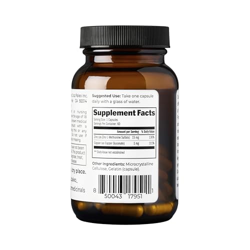 mineral supplement with zinc and copper