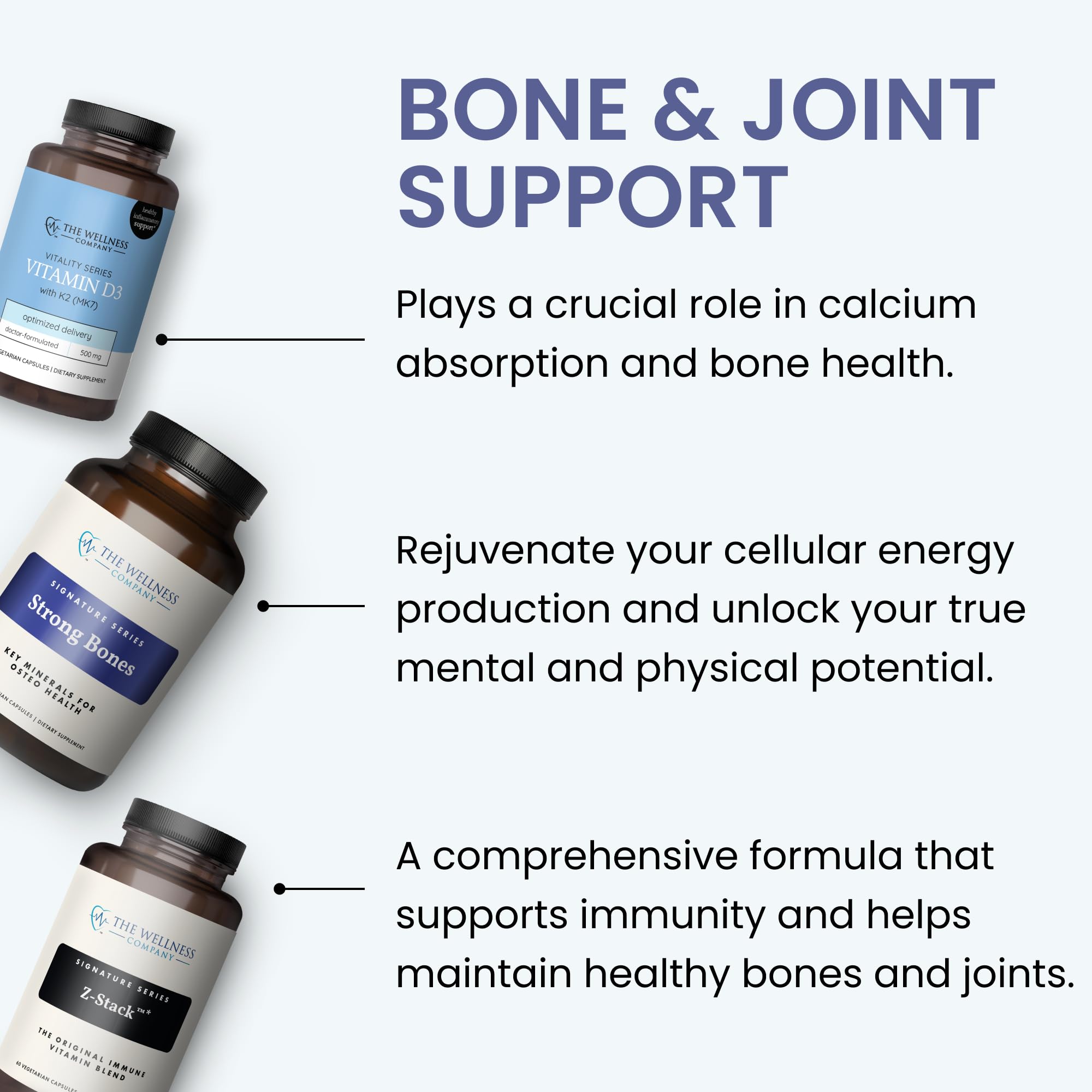 mineral supplements for bone wellness