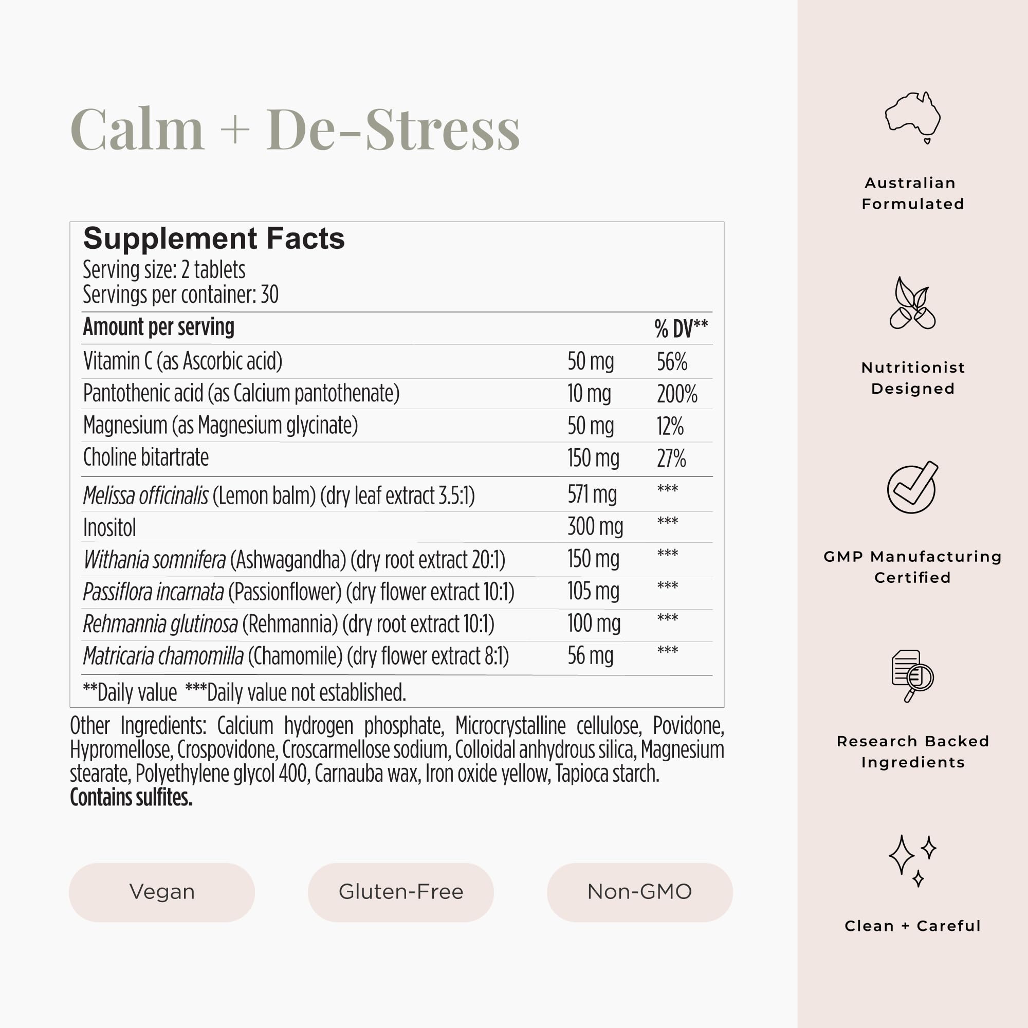 mineral supplements for everyday calm