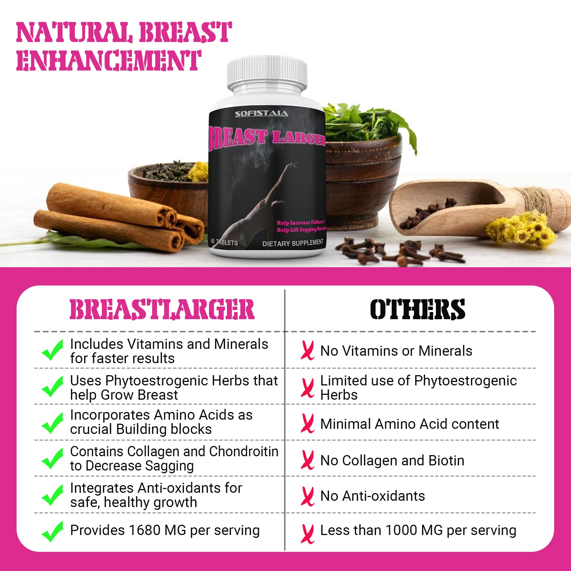mineral supplements for fuller breasts