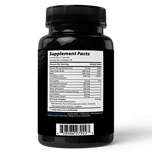 mineral supplements for grey hair