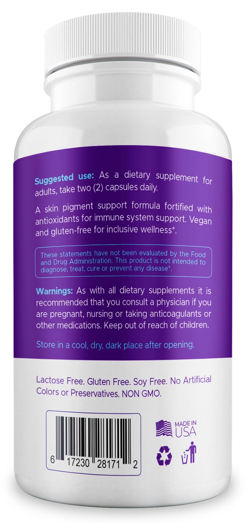 mineral supplements for skin pigmentation issues