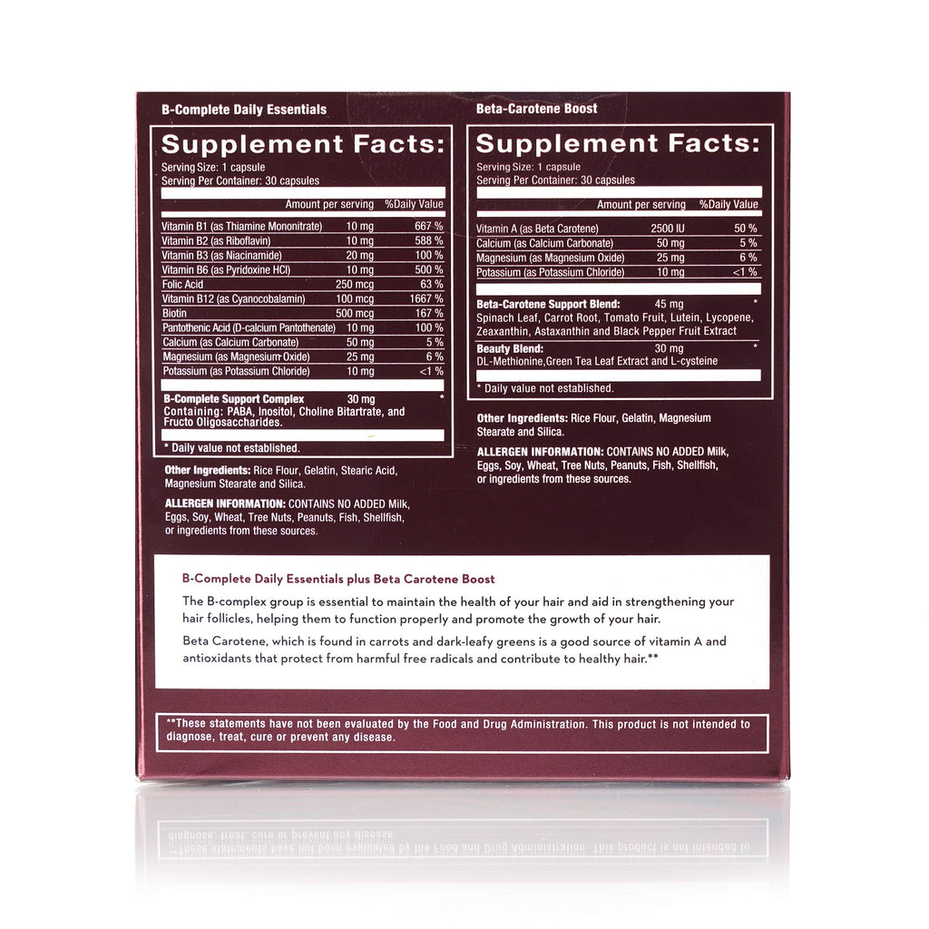 Mineral supplements for stronger hair
