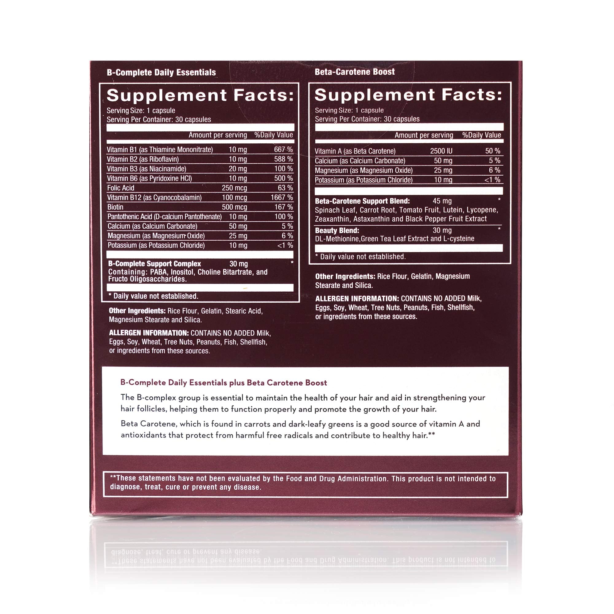 Mineral supplements for stronger hair