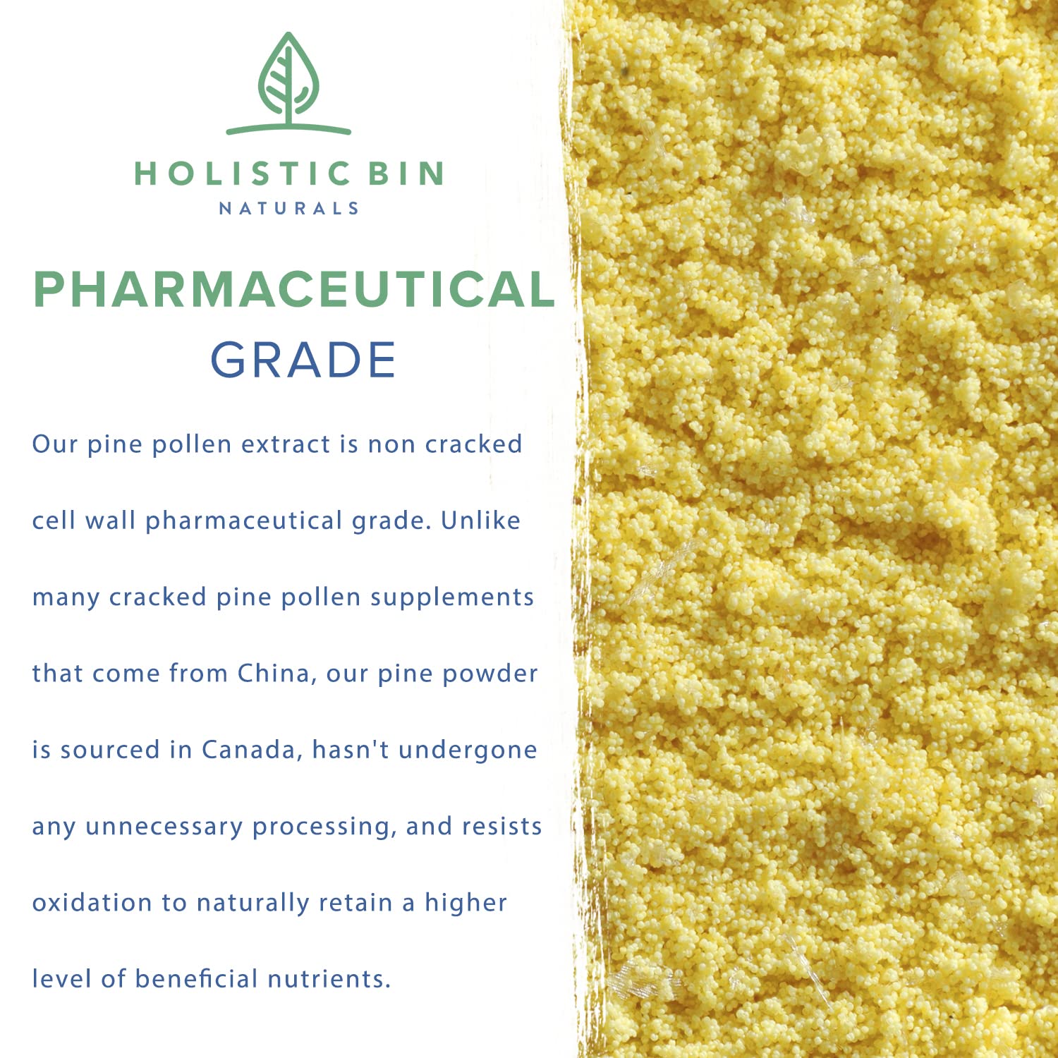 mineral supplements from Canadian pine