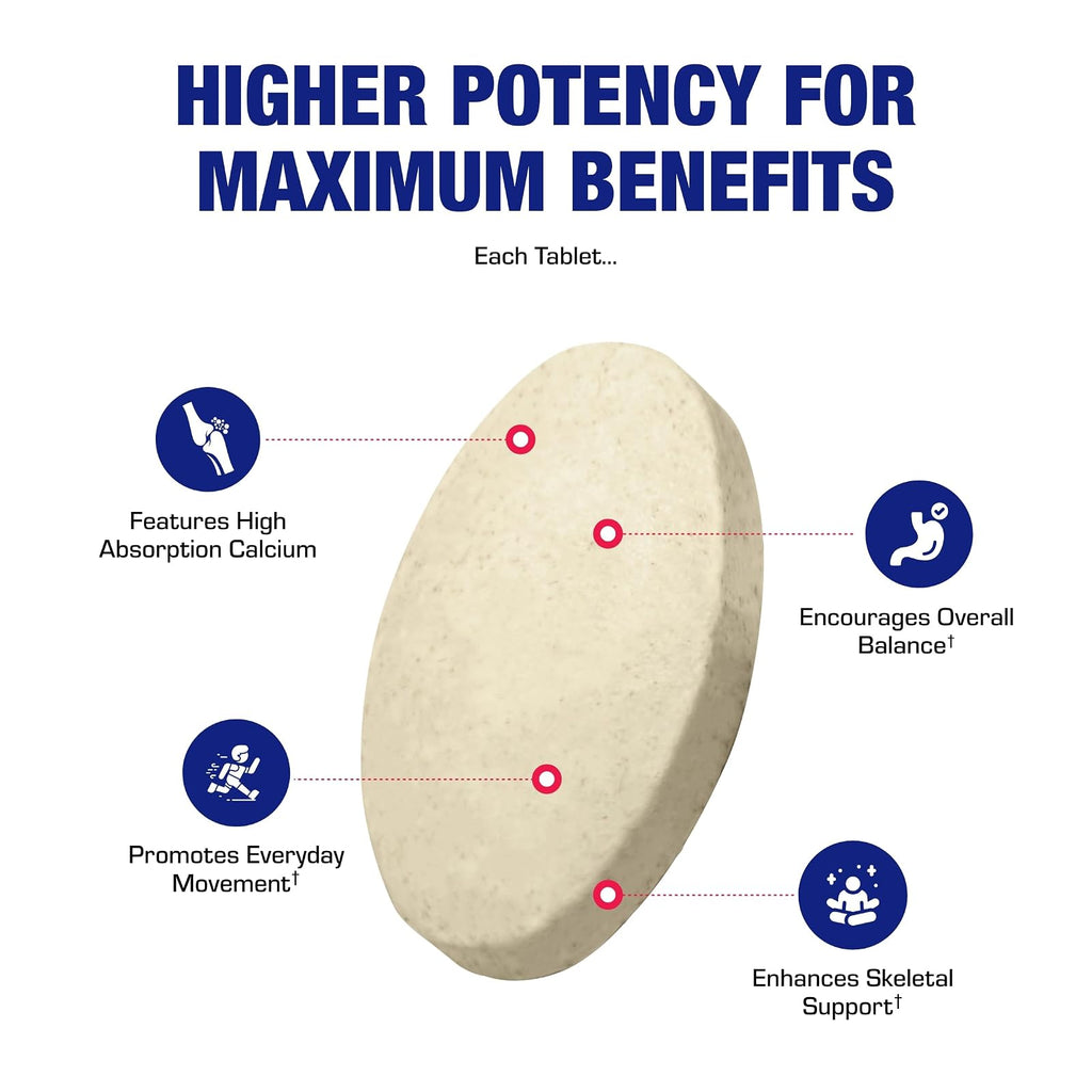 Mineral support with calcium hydroxyapatite