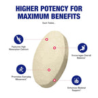 Mineral support with calcium hydroxyapatite