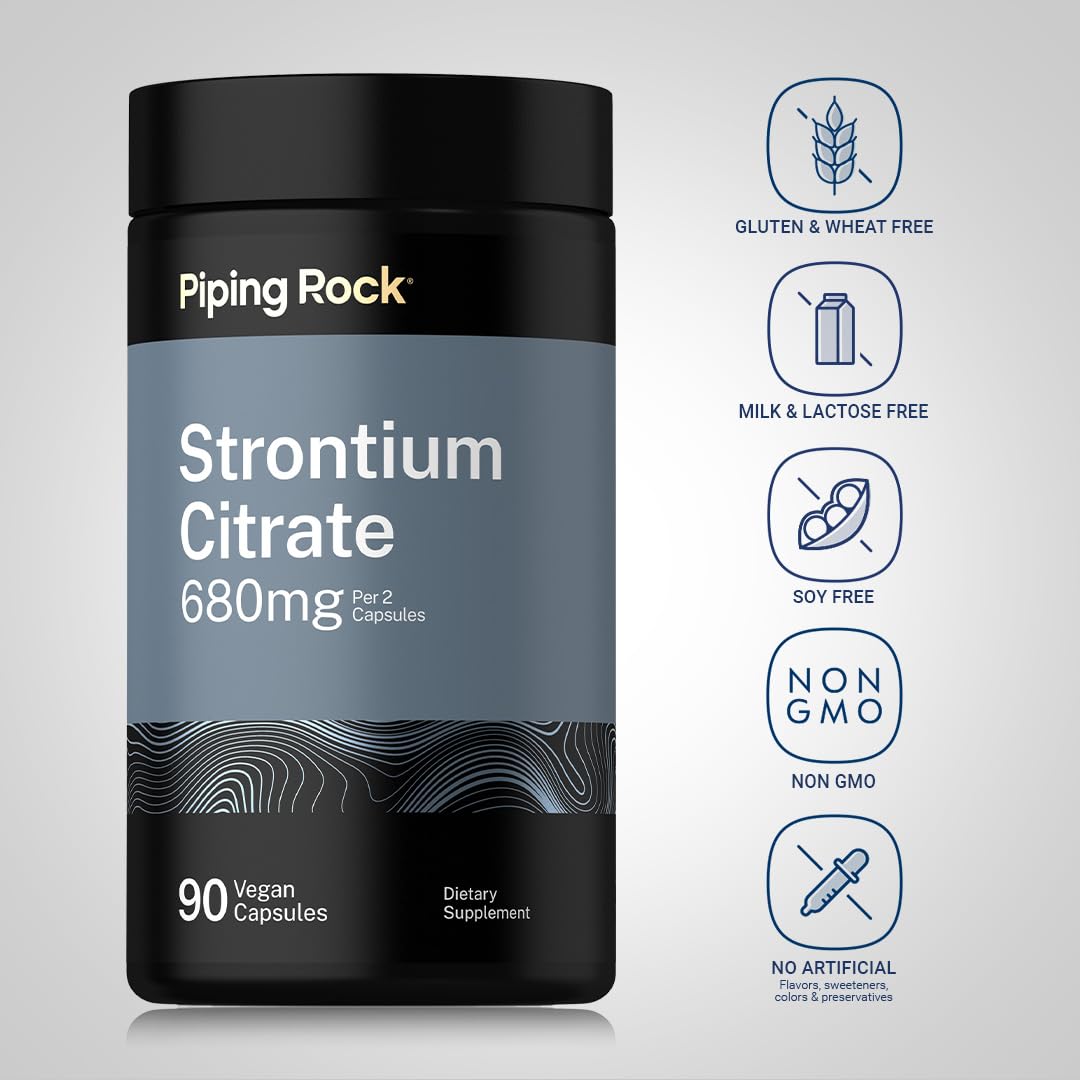 Mineral support with Strontium Citrate