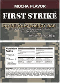 Mini First Strike energy bars mocha flavour