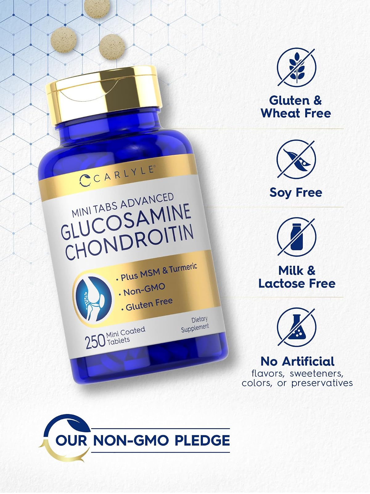 mini glucosamine tablets for convenience