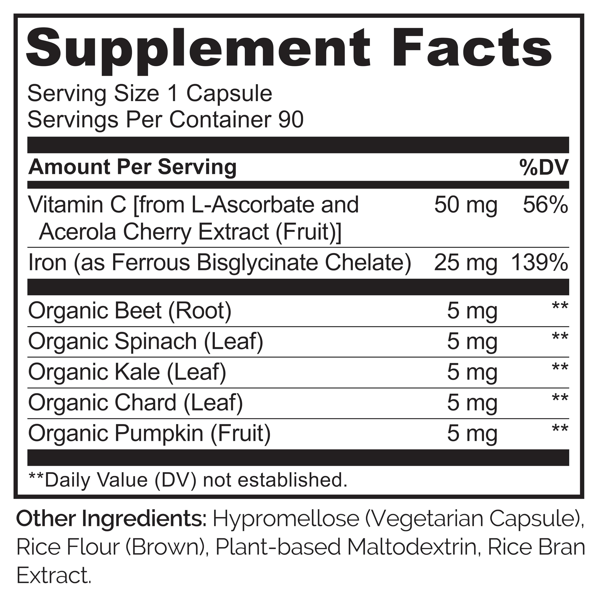 mini iron pills for easy swallowing