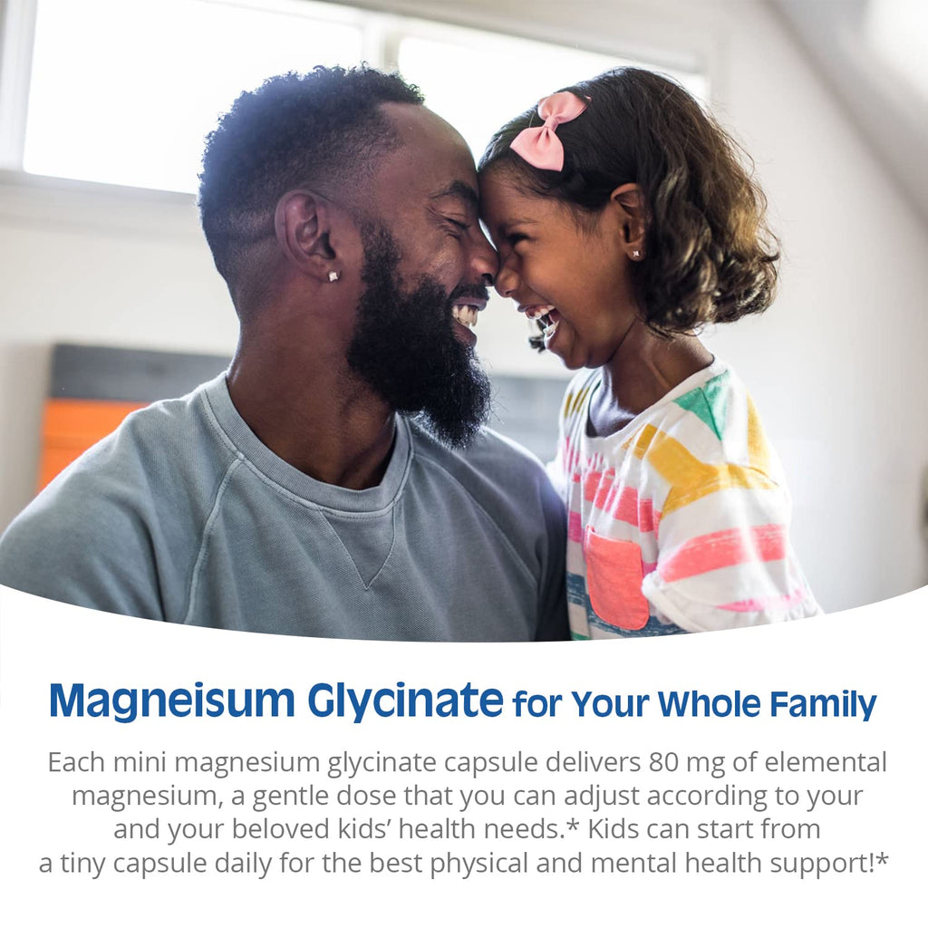 Mini magnesium capsules for easy intake